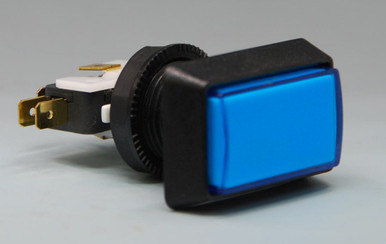 IPB RECT BLUE BLUE CAP 14V161 LAMP .250 TERM MS NO TEXT