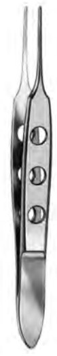 Spectrum Bishop Harmon Dressing Forcep, 3.5", Serrated, 0.8mm Tip | SAH ...