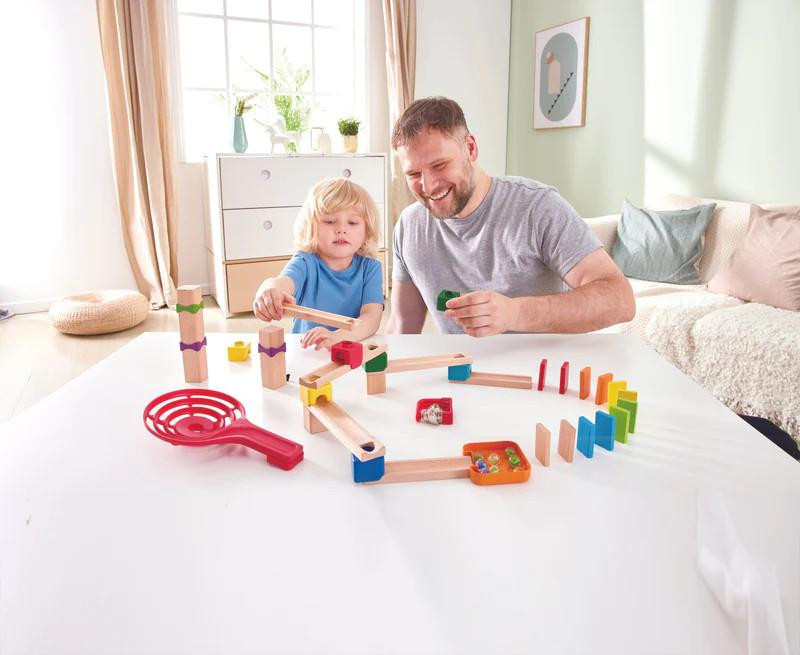 Hape Marble Domino Rally Block Set - Babies.co.nz