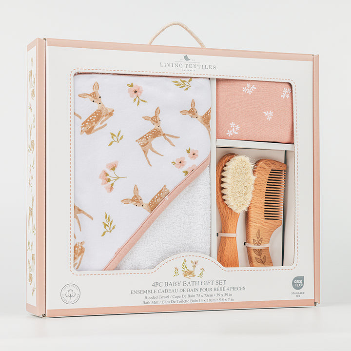 Living Textiles 4pc Baby Bath Gift Set - Babies.co.nz