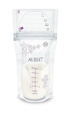Philips AVENT Breast Milk Storage bags 180ml (25pcs) - Babies.co.nz
