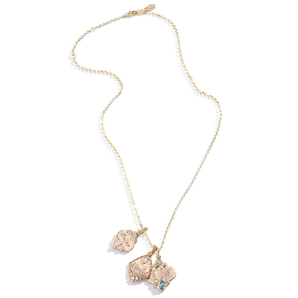 Gold Adjustable Chain | Essential Faceted Adjustable Necklace