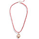 Coral String Strand with Gold Clasp