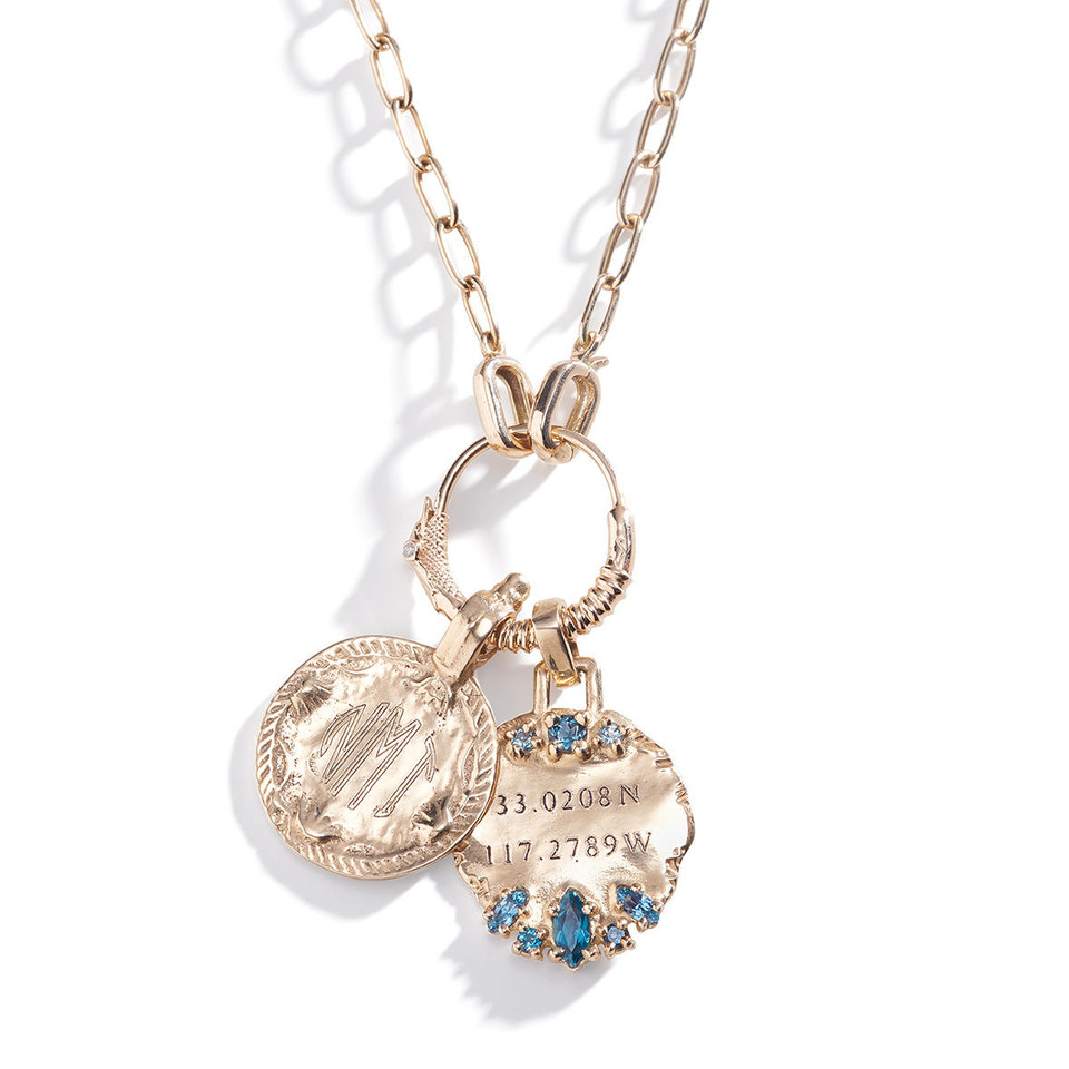 Gold Ionian Personalized Relic Charm