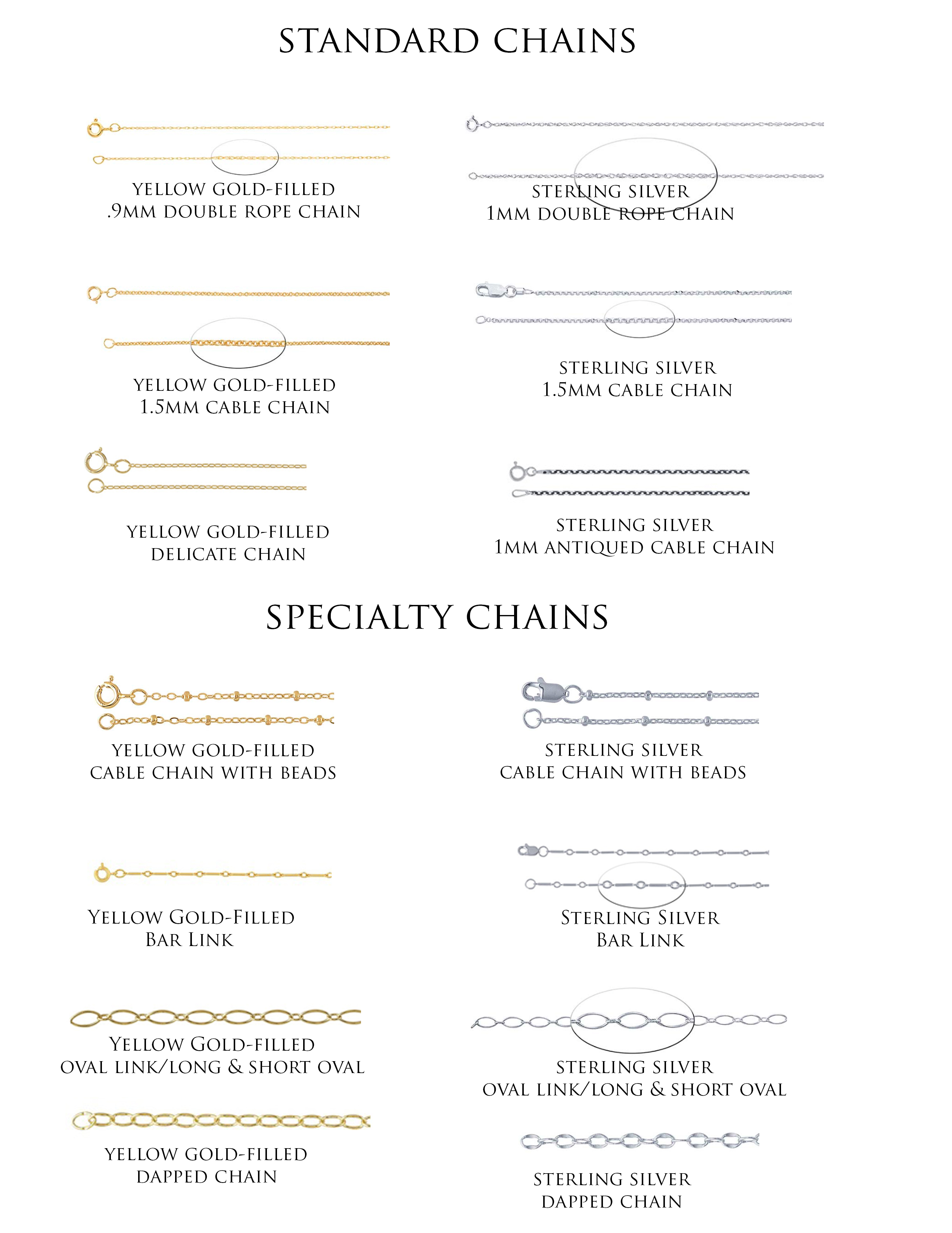 22" Adjustable Sterling Silver Chain | Three Sisters Jewelry