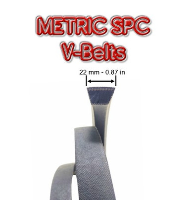 Metric V Belt Interchangeable with MBL SPC3750 - 3750 mm (147.64 in ...