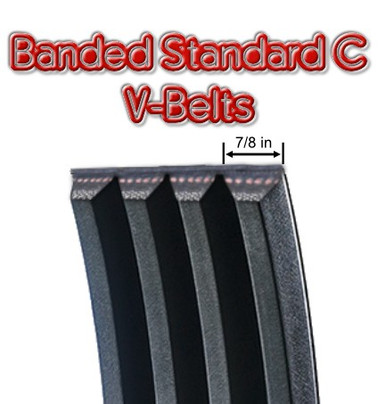C79/04 Banded V Belt C - 83 in and 7/8 in Width - Free Shipping - Free ...