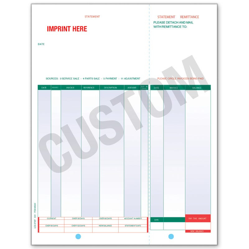 Custom Imprinted Laser Statement LZR-STMT-01