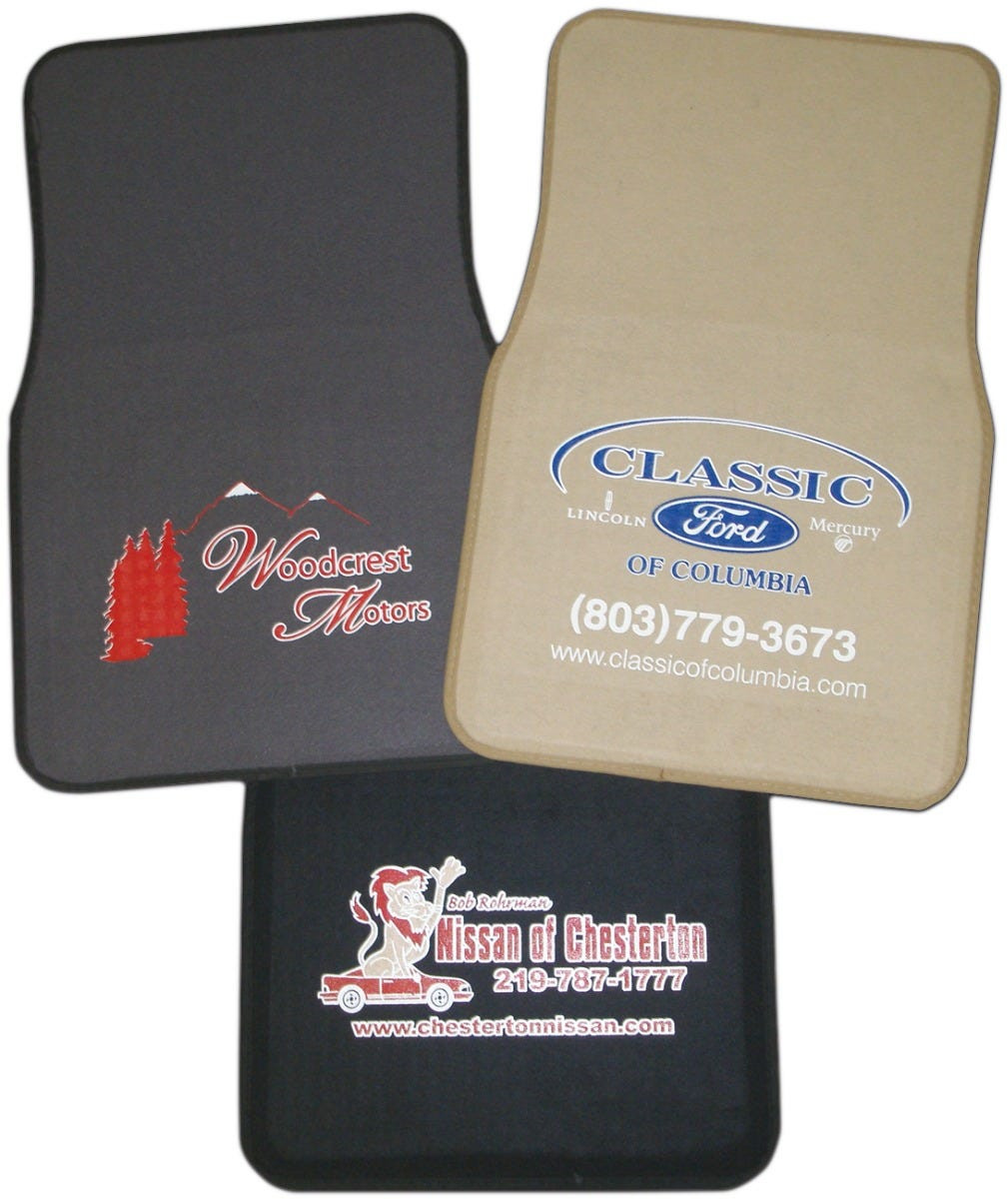 Custom Printed Felt Carpet Mats-free design