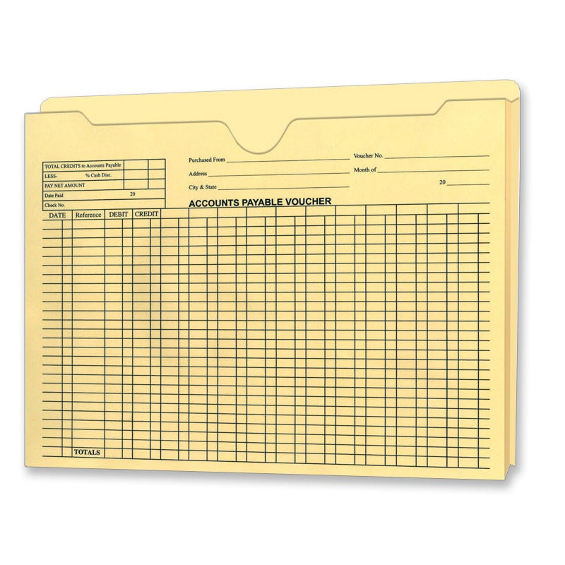 1" Expandable Accounting Jacket - Dealermarket