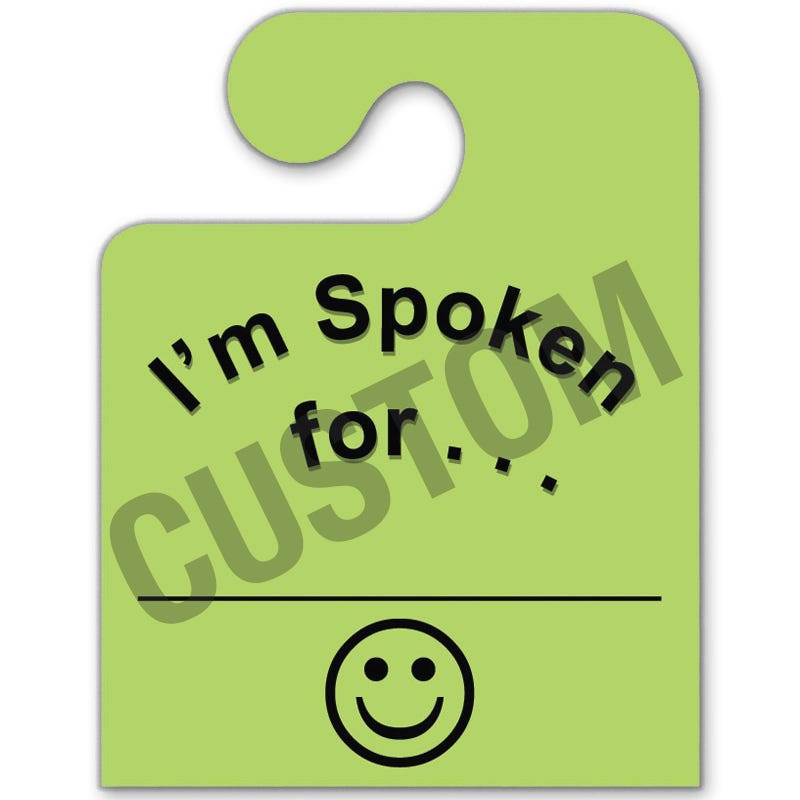 J Hook Hang Tags - Custom Printed