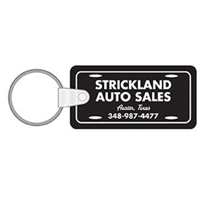 Custom Vinyl Key Fob - Style C - rectangle