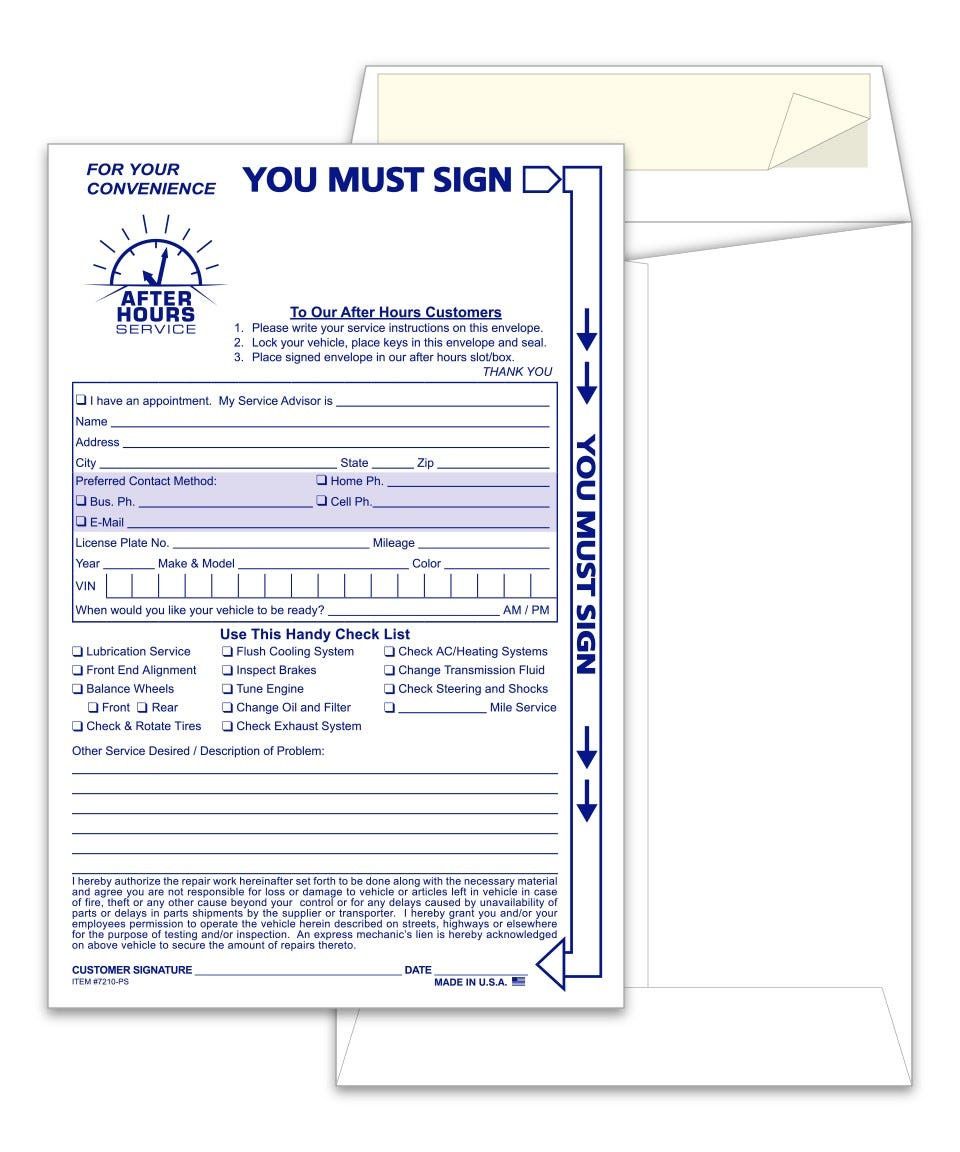 After Hours Envelopes - Peel & Seal