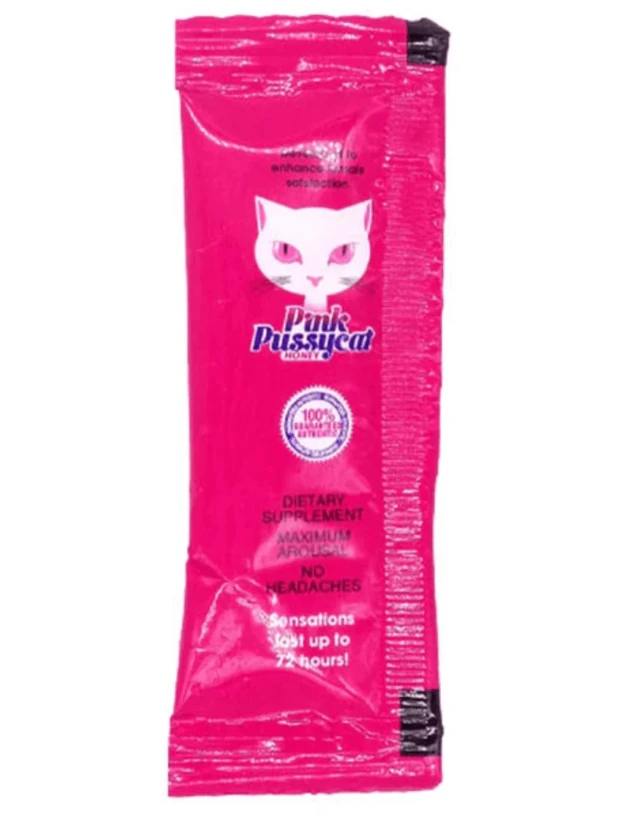 Pink Pussycat Honey 20g Display Of 24 Msrp Fs Wholesale