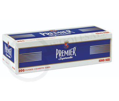 PREMIER - SUPERMATIC FILTERED CIGARETTE TUBES - KING SIZE 200PACK ...