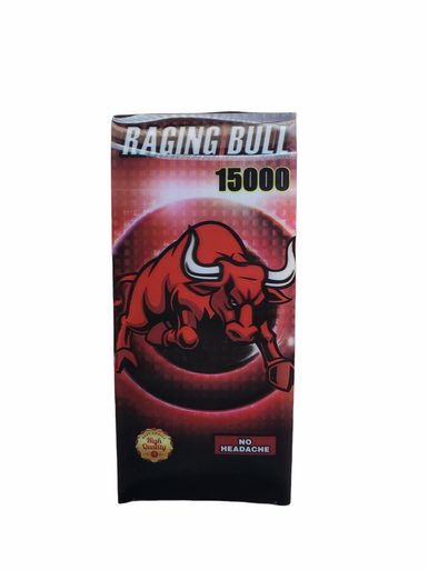 RAGING BULL - 15000 (1 CAPSULE) | DISPLAY OF 24 (MSRP $) - FS WHOLESALE