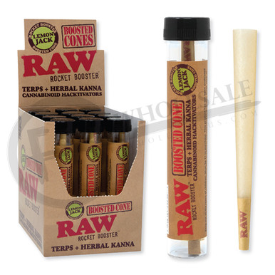 RAW® - ROCKET BOOST TERPS + HERBAL KANNA BOOSTED CONE - LEMON JACK ...