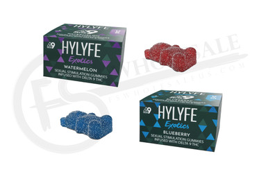 HYLYFE EXOTICS - SEXUAL STIMULATION DELTA 9 GUMMIES 4 COUNT - HER & HIM ...