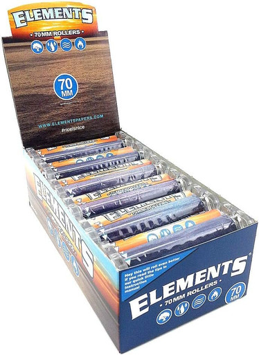 ELEMENTS ROLLING MACHINE 70MM | DISPLAY OF 12 (MSRP $) - FS WHOLESALE