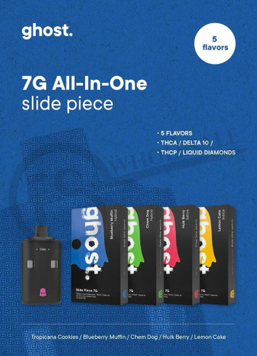 GHOST 7G ALL IN ONE SLIDE PIECE DISPOSABLE | SINGLE (MSRP $49.99) - FS ...