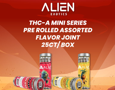 ALIEN THC-A MINI SERIES PRE ROLLED ASSORTED FLAVOR JOINT | SINGLE (MSRP ...