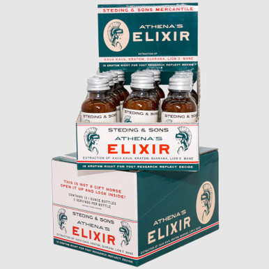 1836 KRATOM - ATHENA'S ELIXIR KRATOM KAVA KAVA LION'S MANE SHOT 1oz - 2 ...