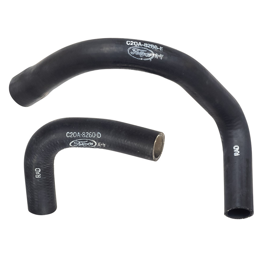RADIATOR HOSES 1962-63 FORD FAIRLANE 170 200 6-CYLINDER UPPER AND LOWER ...