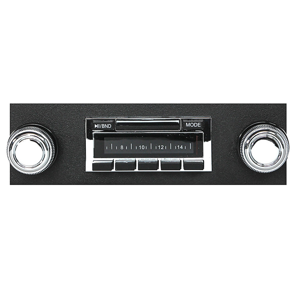 AM-FM RADIO 1968-72 FORD TRUCK 240 WATTS CONCOURS SERIES CHROME FACE ...
