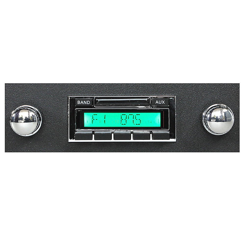 AM-FM RADIO 1968-72 FORD TRUCK 200 WATTS CONCOURS SERIES CHROME FACE ...