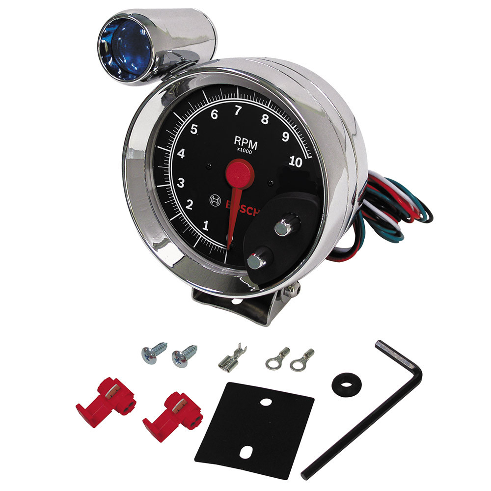 BOSCH® SPORT III® 10,000 RPM 5in TACHOMETER BLACK FACE GAUGE (FST7905)