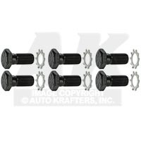 FLYWHEEL BOLTS AND WASHERS SET OF 6 1960-96 FORD (912)