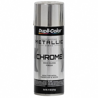 DUPLI-COLOR CHROME METALLIC SPRAY PAINT 11-OUNCE AEROSOL CAN HIGH GLOSS ...