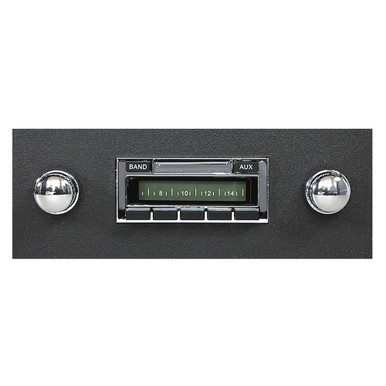 AM-FM RADIO 1968-72 FORD TRUCK 200 WATTS CONCOURS SERIES CHROME FACE ...