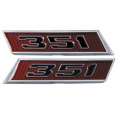 FENDER EMBLEMS 351 1970-71 MERCURY MONTEGO CYCLONE LH AND RH PAIR (D0GY ...