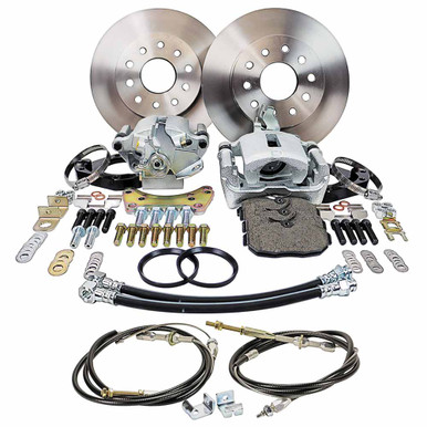 REAR DISC BRAKE CONVERSION KIT FITS ALL 9-INCH LATE FORD VEHICLES WITH ...