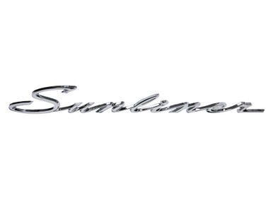 FENDER EMBLEM 1961 FORD GALAXIE SUNLINER CONVERTIBLE TRIPLE CHROME ...