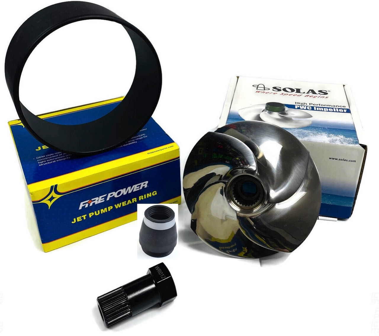 Sea-Doo GTI/ GTX 170/ WAKE/ FISH/ GTI 130/ 155 SOLAS Impeller + Wear ...