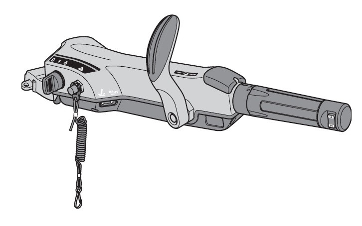 Yamaha F25 Complete Tiller Handle Assembly (~2016) 6X4-42103-0E-00