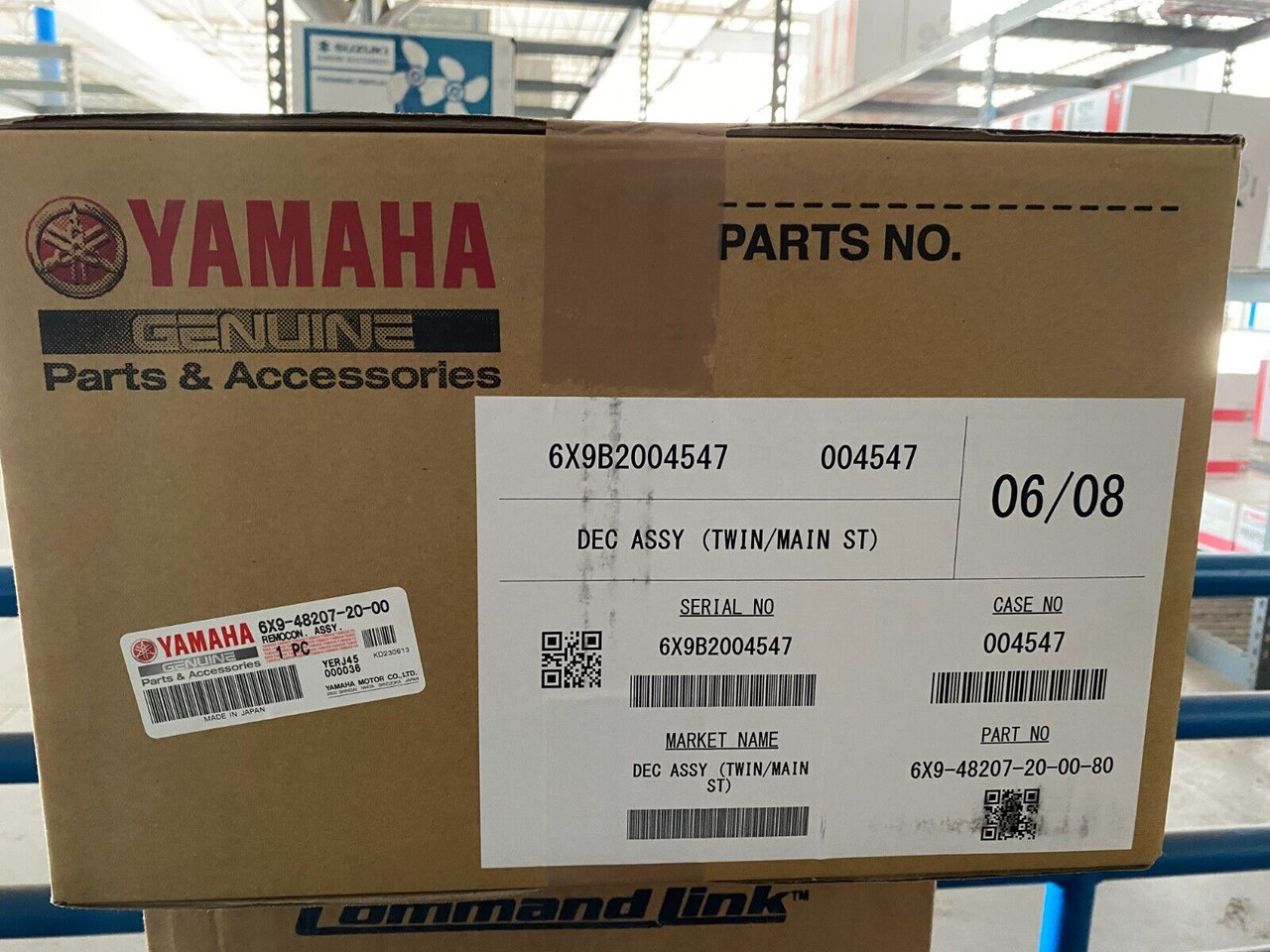 Yamaha Twin Engine Main Station Helm Master EX DEC Binnacle Control 6X9 ...