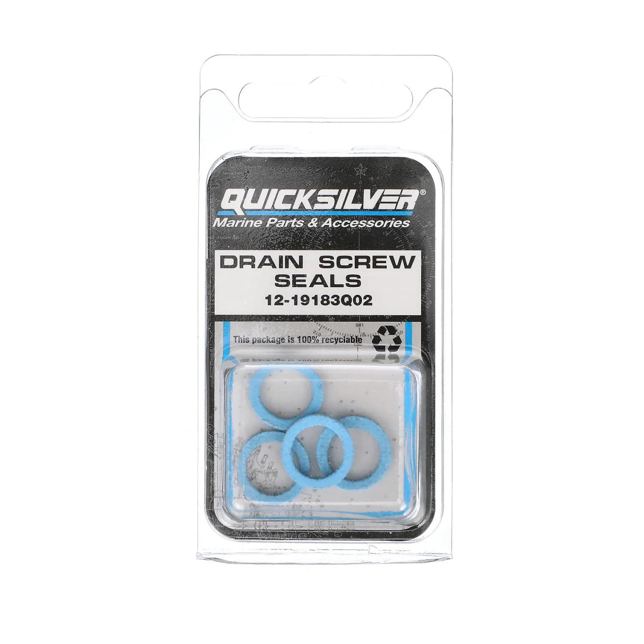 Quicksilver Lower Unit Gear Lube Drain and Fill Hole Screw Seal 19183Q02