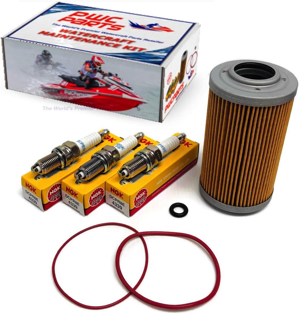 SeaDoo 4-TEC 130/155/185/215/255/260 2002+ Oil Filter & O-Ring Set with ...
