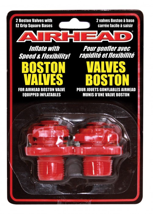Airhead Boston Valves - 2 Pack Valve - RED - Fits Sportsstuff, Airhead