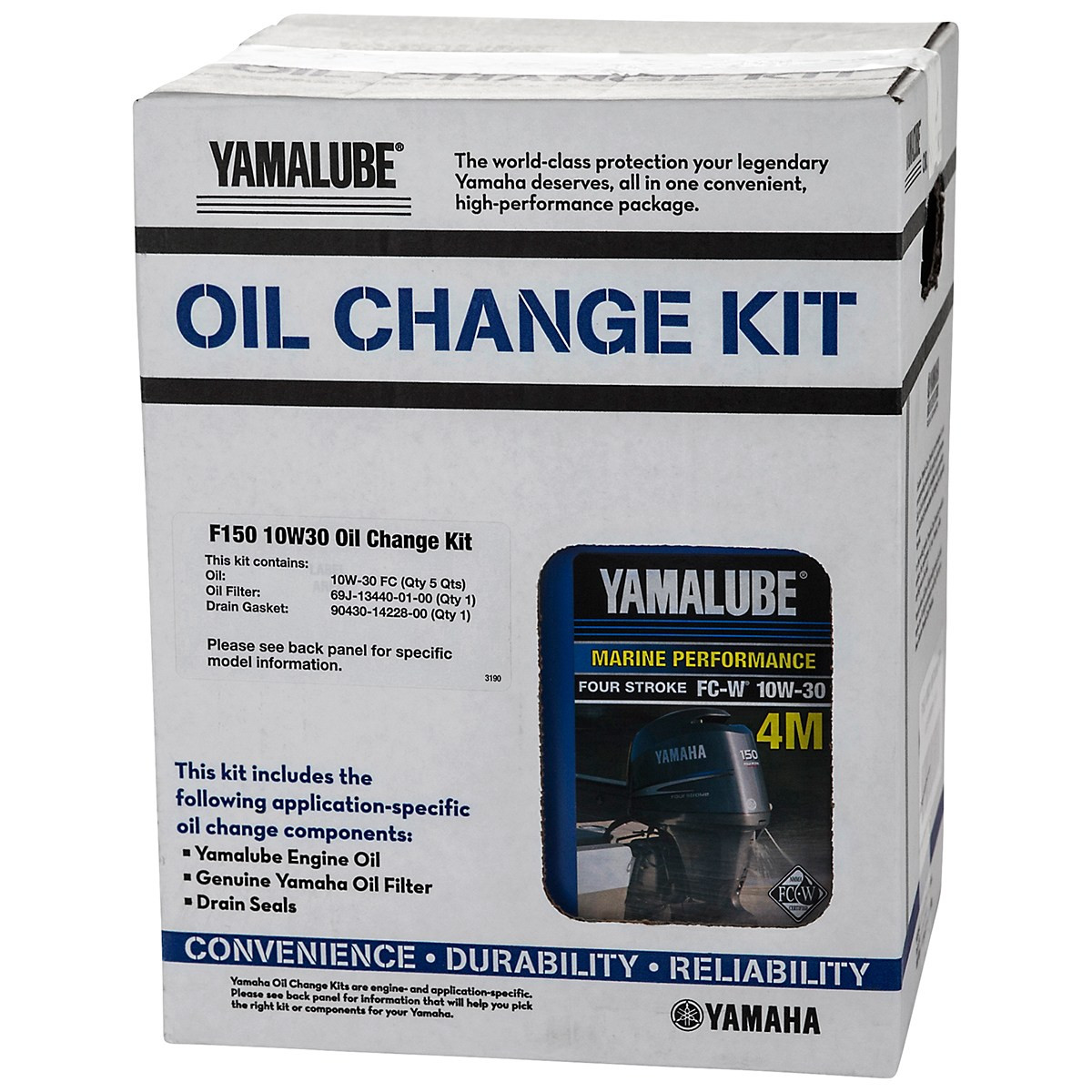 Yamaha OEM F150 2006-2023 Outboard 4M 10W30 Oil Change & Maintenance ...