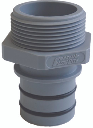 Flow-Rite Qwik-Lok Fitting 1-1/2 Inch QL x 1-1/2 Inch NPT Male Grey 81 ...