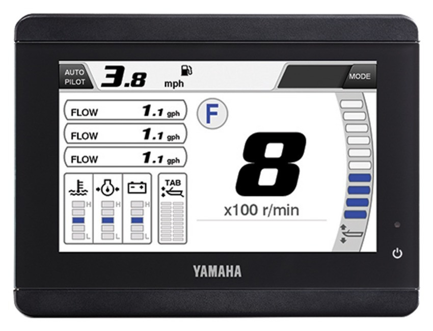 Yamaha CL5 Touchscreen Display Outboard Motor Rigging Gauge 6YM-83710-16-00