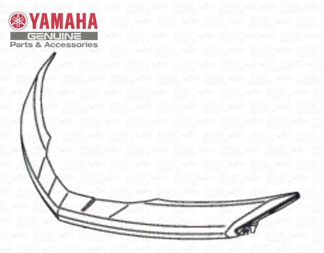 YAMAHA Front Bumper GRAY Gunwale Bow 2022 FX-HO F3X-U2511-30-00