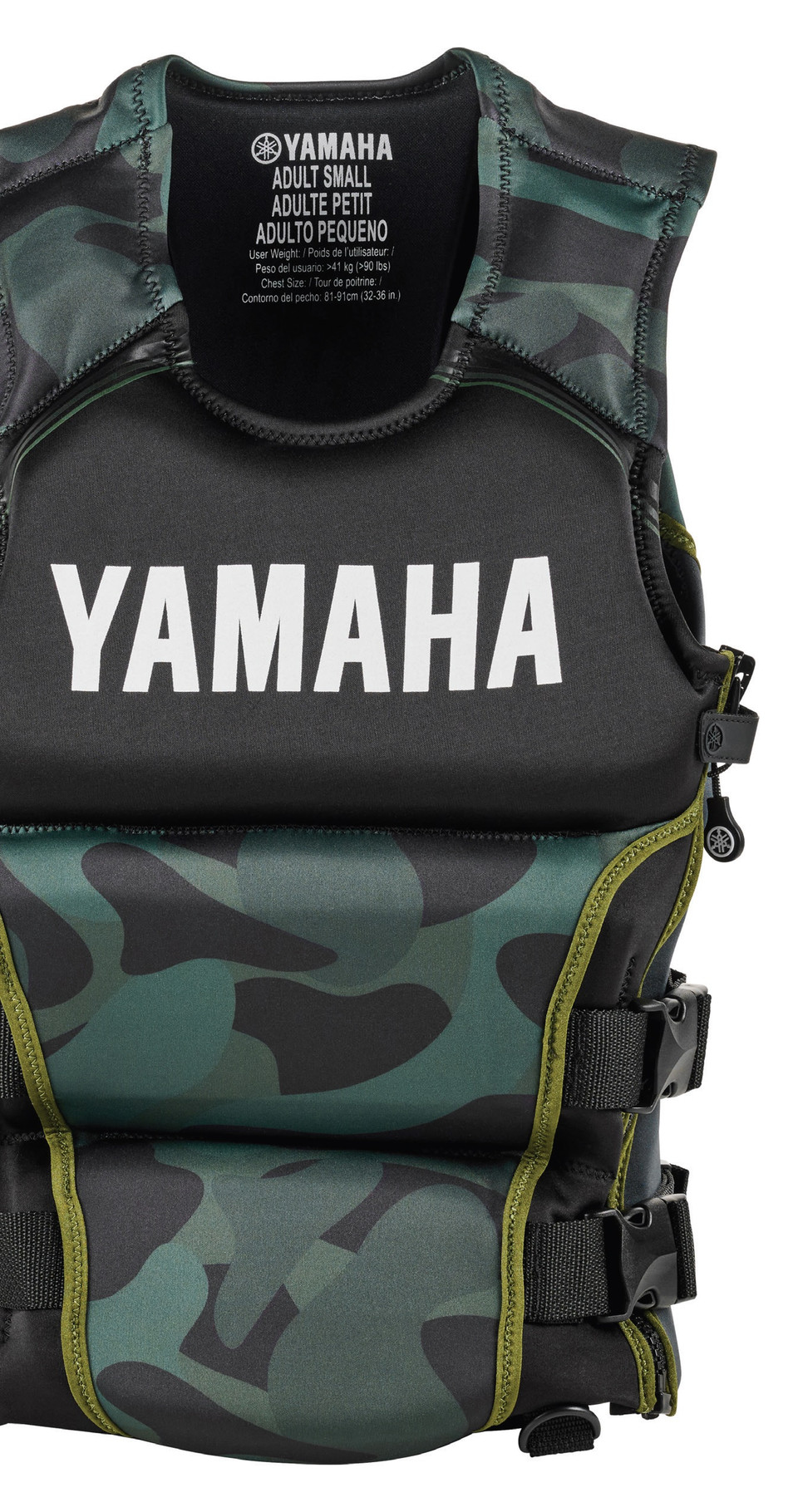YAMAHA Neoprene Side-Entry PFD Life Vest Jacket BLACK RED BLUE Blaster ...