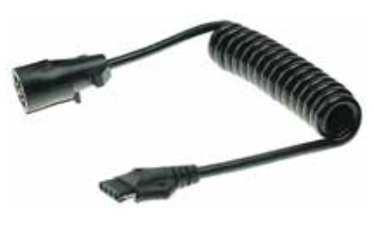 7-Round to 5-Flat Coiled Trailer Adapter - 7-59263