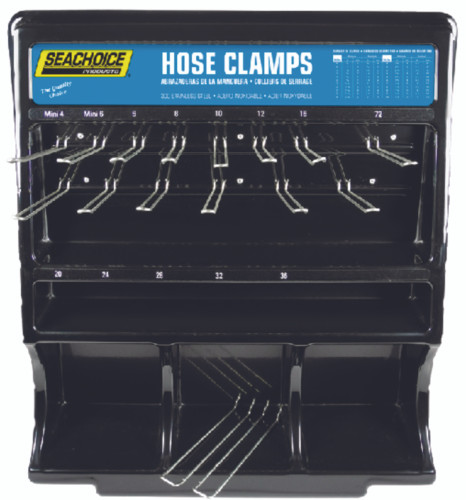 Seachoice Hose Clamp Counter Display with Peg Hooks 50-CLAMPDISPLAY