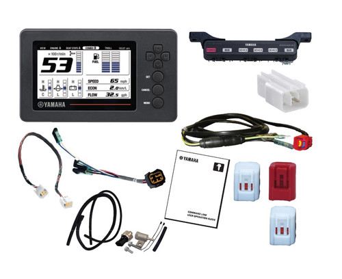 Yamaha Command Link Single Engine 6YC Display Kit with In-Line Hub 6YC ...